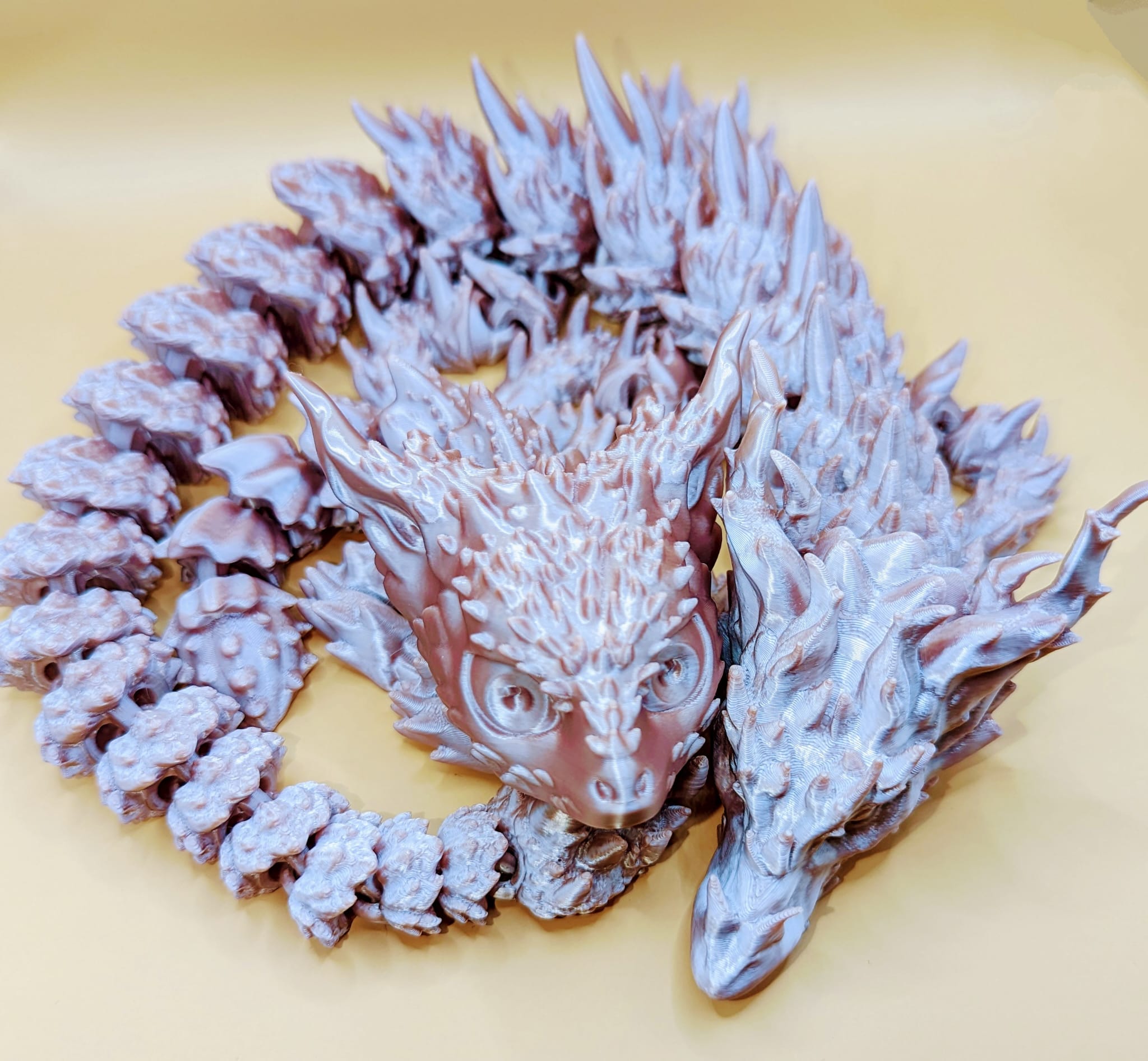 Leaf, Stone & Desert Articulated Dragons - Mum and Baby – The Nerd Bizarre