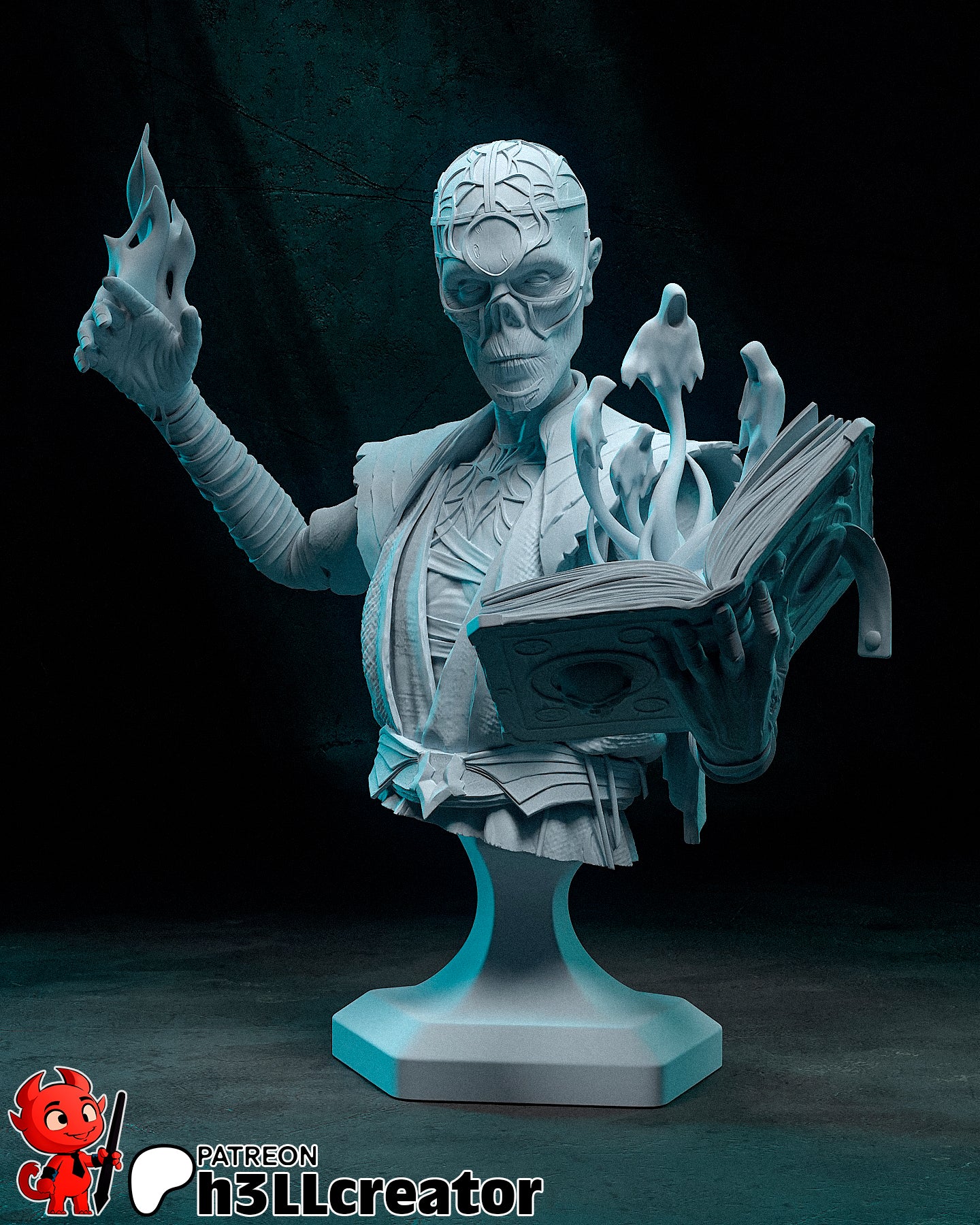 Withers Bust | Baldur's Gate 3 (fan art) | Resin 3d Printed | High Det ...